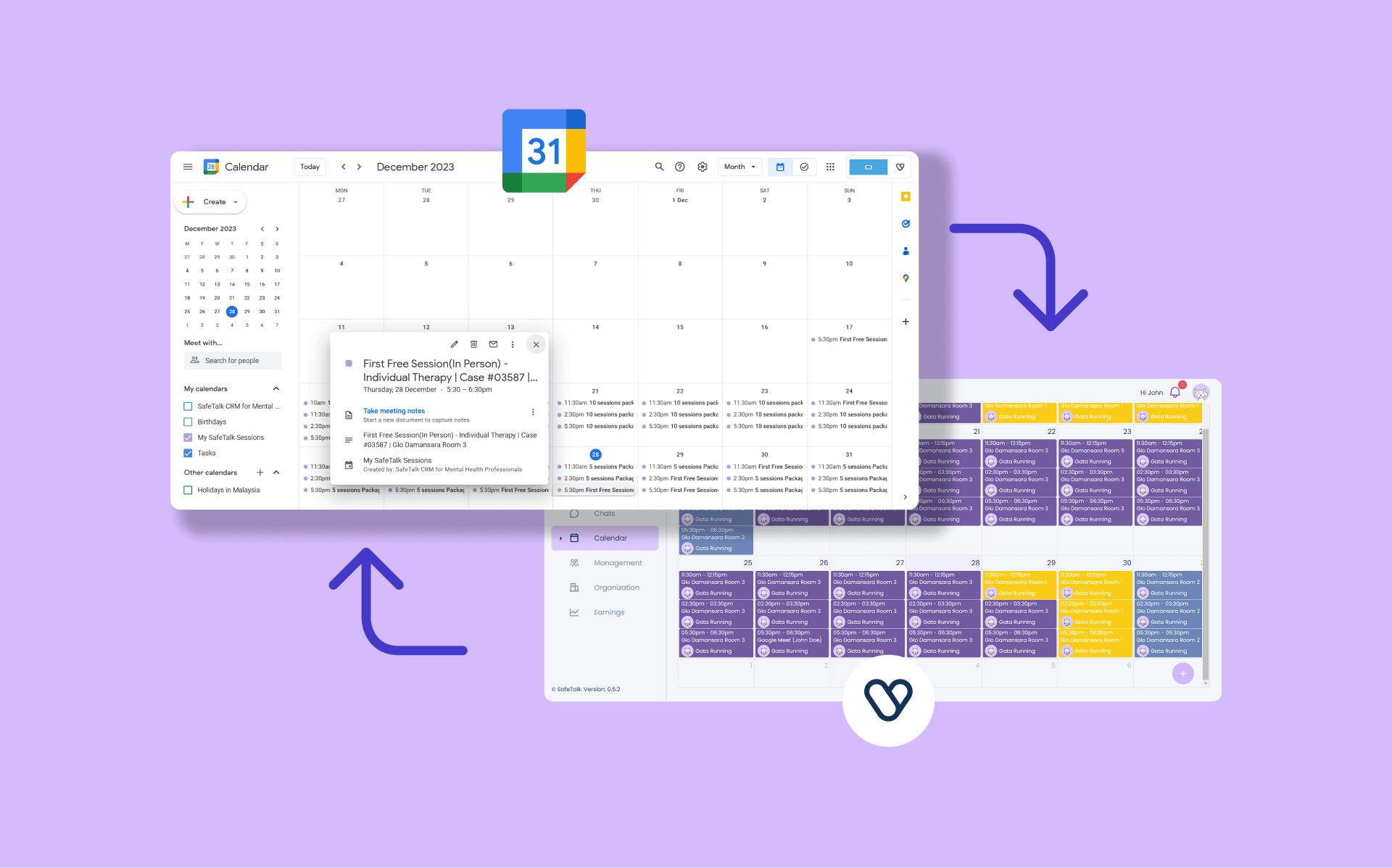 Sync SafeTalk calendar with your Google calendar – A Quick Guide!