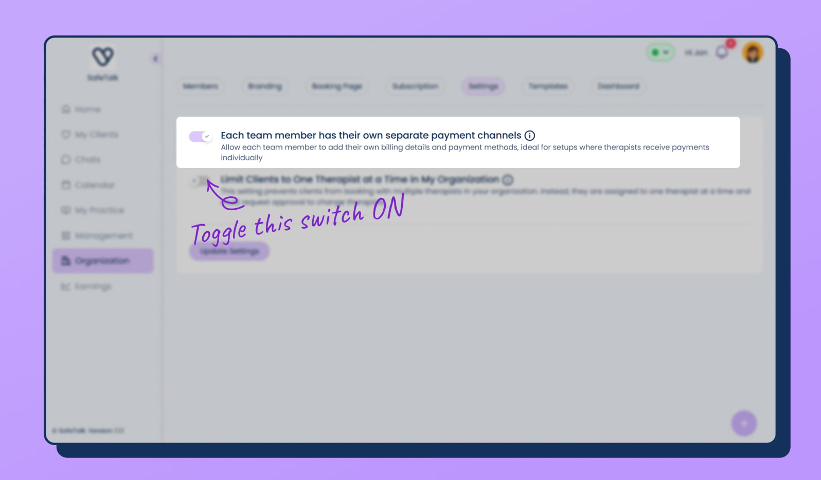 How to Set Up Payment Methods in SafeTalk